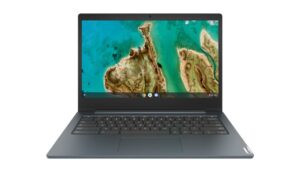 lenovo ideapad 3 chromebook - 14.0" - intel celeron n4020-4gb - 64gb emmc - abyss blue - chrome os - 82c1002aus (bundle with headset) (renewed)