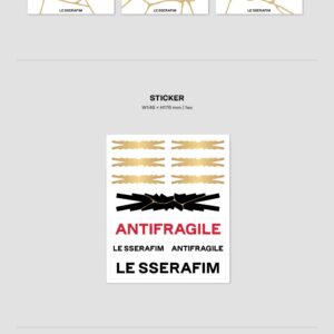 LE SSERAFIM - 2nd Mini Album ANTIFRAGILE CD (Random ver.)