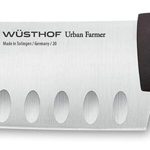 Wusthof Urban Farmer 5" Hollow Edge Santoku Knife, Brown