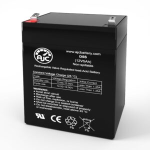 ajc battery compatible with duracell ultra 12v 5ah 12v 5ah sealed lead acid battery