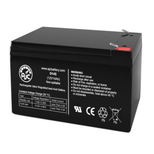 ajc battery compatible with long way lw-6fm14 12v 14ah sealed lead acid battery