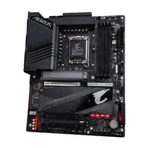 GIGABYTE Z790 AORUS Elite AX (LGA 1700/ Intel Z790/ ATX/ DDR5/ Quad M.2/ PCIe 5.0/ USB 3.2 Gen2X2 Type-C/Intel WiFi 6E/ 2.5GbE LAN/Q-Flash Plus/PCIe EZ-Latch/Gaming Motherboard)