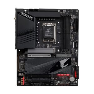 GIGABYTE Z790 AORUS Elite AX (LGA 1700/ Intel Z790/ ATX/ DDR5/ Quad M.2/ PCIe 5.0/ USB 3.2 Gen2X2 Type-C/Intel WiFi 6E/ 2.5GbE LAN/Q-Flash Plus/PCIe EZ-Latch/Gaming Motherboard)