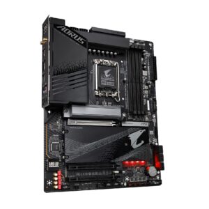 GIGABYTE Z790 AORUS Elite AX (LGA 1700/ Intel Z790/ ATX/ DDR5/ Quad M.2/ PCIe 5.0/ USB 3.2 Gen2X2 Type-C/Intel WiFi 6E/ 2.5GbE LAN/Q-Flash Plus/PCIe EZ-Latch/Gaming Motherboard)