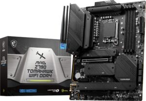 msi mag z790 tomahawk wifi ddr4 gaming motherboard (supports 12th/13th gen intel processors, lga 1700, ddr4, pcie 5.0, m.2, 2.5gbps lan, usb 3.2 gen2, wi-fi 6e, atx)