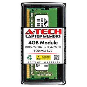 a-tech 4gb ram for synology diskstation ds220+ nas | ddr4 2400mhz pc4-19200 sodimm 1.2v 260-pin non-ecc so-dimm memory upgrade