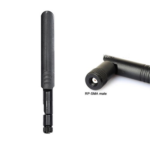 DIGI 6350-SR 6350sr EX15 LTE Router Flat Patch Blade Omni Paddle WiFi Antenna 5db 2.4G / 5.8G mhz RP-SMA Male Connector RP SMA Male