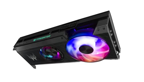 ACER | Predator BiFrost Intel Arc A770 Overclocking Graphics Card | 16GB GDDR6 256-bit 18 Gbps | PCIe 4.0 | Dual Fan | Customize RGB Lighting Color & Effect | TPD 250W | 1xHDMI 2.1 & 3xDisplayPort 2.0