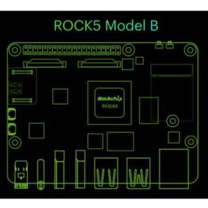 YICUGCOM Rock 5B Development Board SBC KIT ROCK5 ROCKPI RK3588 chip high-Performance 8-core 4G RAM+16G EMMC Single Board Computer