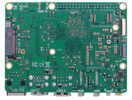 YICUGCOM Rock 5B Development Board SBC KIT ROCK5 ROCKPI RK3588 chip high-Performance 8-core 4G RAM+16G EMMC Single Board Computer