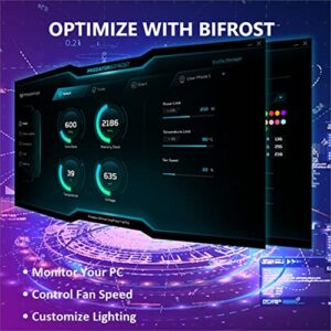 ACER | Predator BiFrost Intel Arc A770 Overclocking Graphics Card | 16GB GDDR6 256-bit 18 Gbps | PCIe 4.0 | Dual Fan | Customize RGB Lighting Color & Effect | TPD 250W | 1xHDMI 2.1 & 3xDisplayPort 2.0