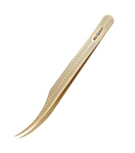 ms.queen lash extension tweezers-dolphin shape tip isolation tweezers for classic volume eyelash extensions