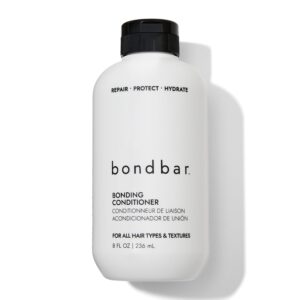 bondbar conditioner for damaged hair, repairs, protects, strengthens & hydrates all hair types & textures, vegan, cruelty-free, 8 fl. oz.