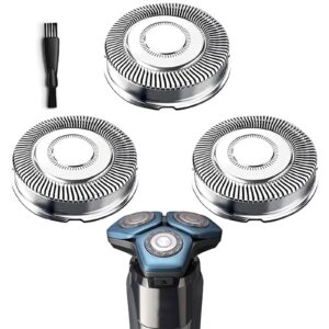 gleway sh70 replacement heads compatible with philips electric shavers series 7000, razor replacement s7370 s7371 s7720 s7710 s7530 and shaver sw7700 upgraded sh70 blades 3pcs