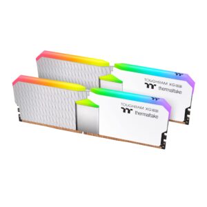 thermaltake toughram xg rgb d5 white 32gb (2x16gb) ddr5 6000mt/s c36 memory, 16 leds, rg34d516gx2-6000c36b