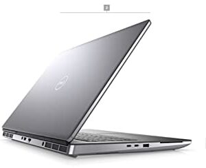 Dell Precision 7760 Workstation Laptop | 17.3" 1920x1080 FHD | Core i7-11800H - 512GB SSD Hard Drive - 64GB RAM | 8 cores @ 4.6 GHz Win 11 Pro Silver