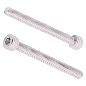 3/8-16 x 1-3/4" (10 pcs) socket head cap screws, 304 stainless steel 18/8, full thread, coarse thread, asme b18.3-1