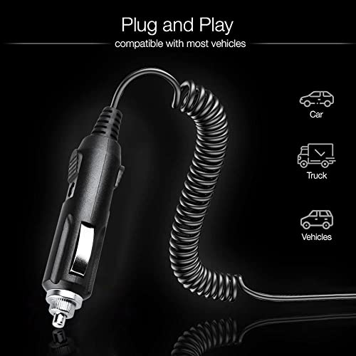 Jantoy DC Car Power Cord Adapter Compatible with Yaesu Standard EDC6 E-DC6 E-DC-6 Horizon Power PSU