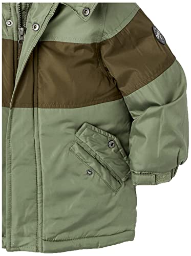 OshKosh B’gosh Boy's Hooded Baby Winter Coat, Olive DRAB, 4 Years