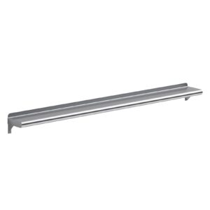 amgood 6" x 60" stainless steel wall shelf | metal shelving | garage, laundry, storage, utility room | restaurant, commercial kitchen | nsf