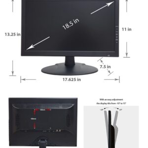 101AV Professional Security Monitor 27" 4K UHD, 3840 x 2160 Resolution, Quad/PIP/POP Multi-Display Modes, HDMI 1@60Hz, HDMI 2&3@30Hz, DP@60Hz, 1.073G Color, Super Slim Design, Gaming