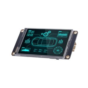 nextion 3.2″ hmi display enhanced series nx4024k032 resistive lcd-tft touch screen 400 * 240, nextion display with rtc function and 8 digital gpios, suitable for racing dashboard, mmdvm, etc.