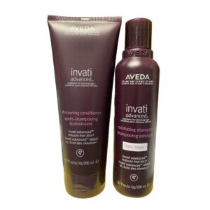 aveda invati advanced shampoo light 6.7 ounce and conditioner 6.7 ounce set