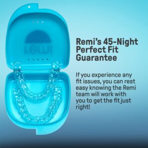 Remi at Home Mouth Guard Basics Bundle: Two Custom Mouth Guards for Grinding Teeth and Clenching + Easy Mouthguard Removal Tool