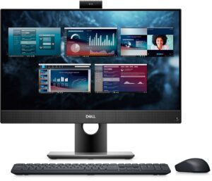 dell optiplex 5490 aio | 23.8" 1920x1080 fhd | core i5-10500t - 256gb ssd hard drive - 16gb ram | 6 cores @ 3.8 ghz win 11 pro black