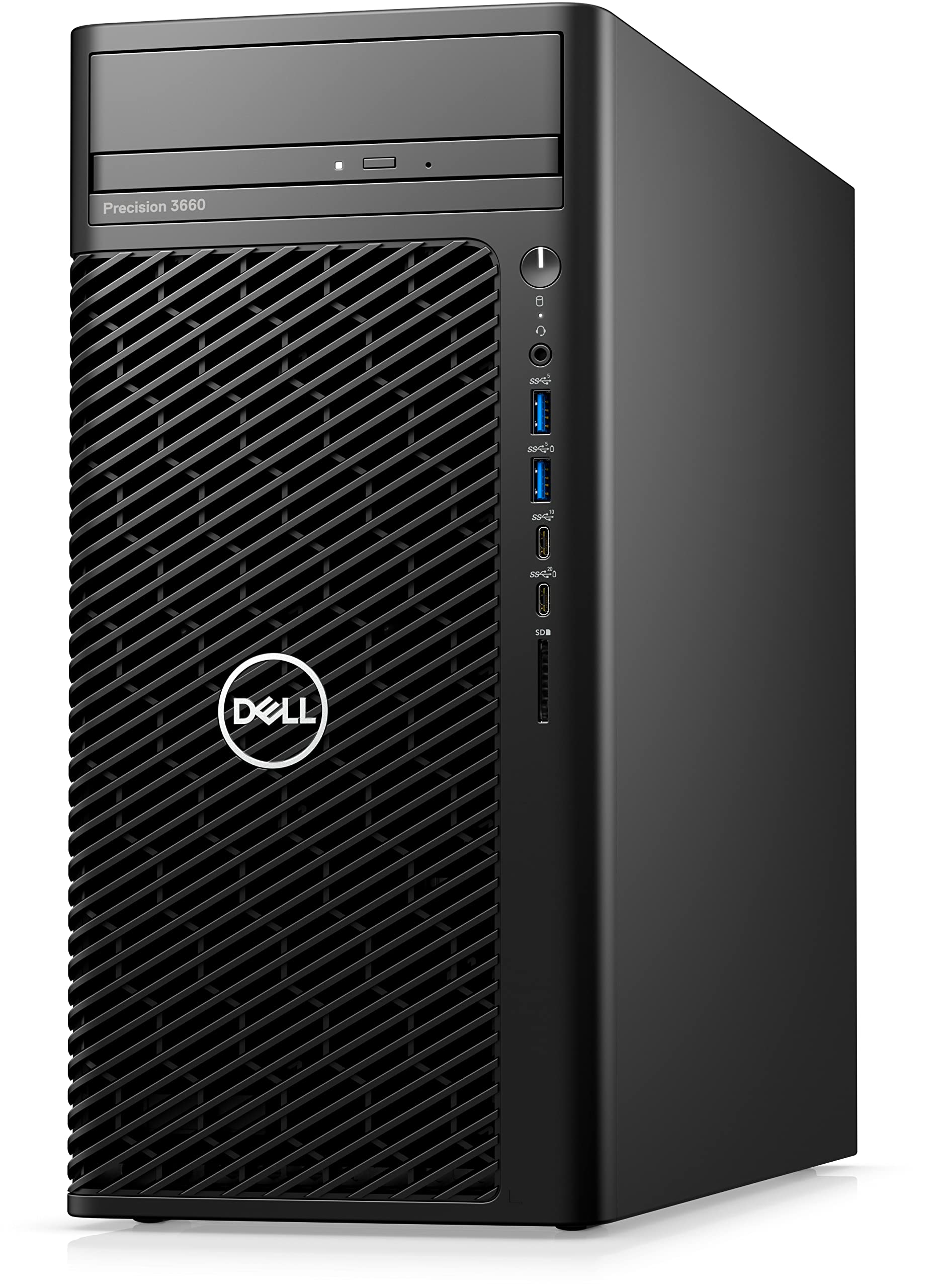 Dell Precision T3660 Workstation Desktop (2022) | Core i9-12900K - 2TB SSD Hard Drive - 64GB RAM - Nvidia GeForce RTX 3080 | 16 cores @ 5.2 GHz - 10GB GDDR6X Win 11 Pro Black