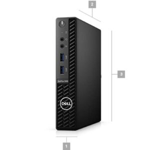 Dell Optiplex 3080 Micro Tower Desktop | Core i3-10100T - 256GB SSD Hard Drive - 16GB RAM | 4 cores @ 3.8 GHz Win 11 Pro Black (Renewed)