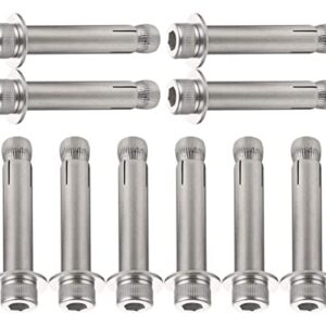 Expansion Screw, Stainless steel expansion bolts, screws, screws, Screw Diy Hardware Expansion Bolt - 304 Stainless Steel Extension Bolt Expansion Screw For Construction Fasteners (Color : M8*100 10pc