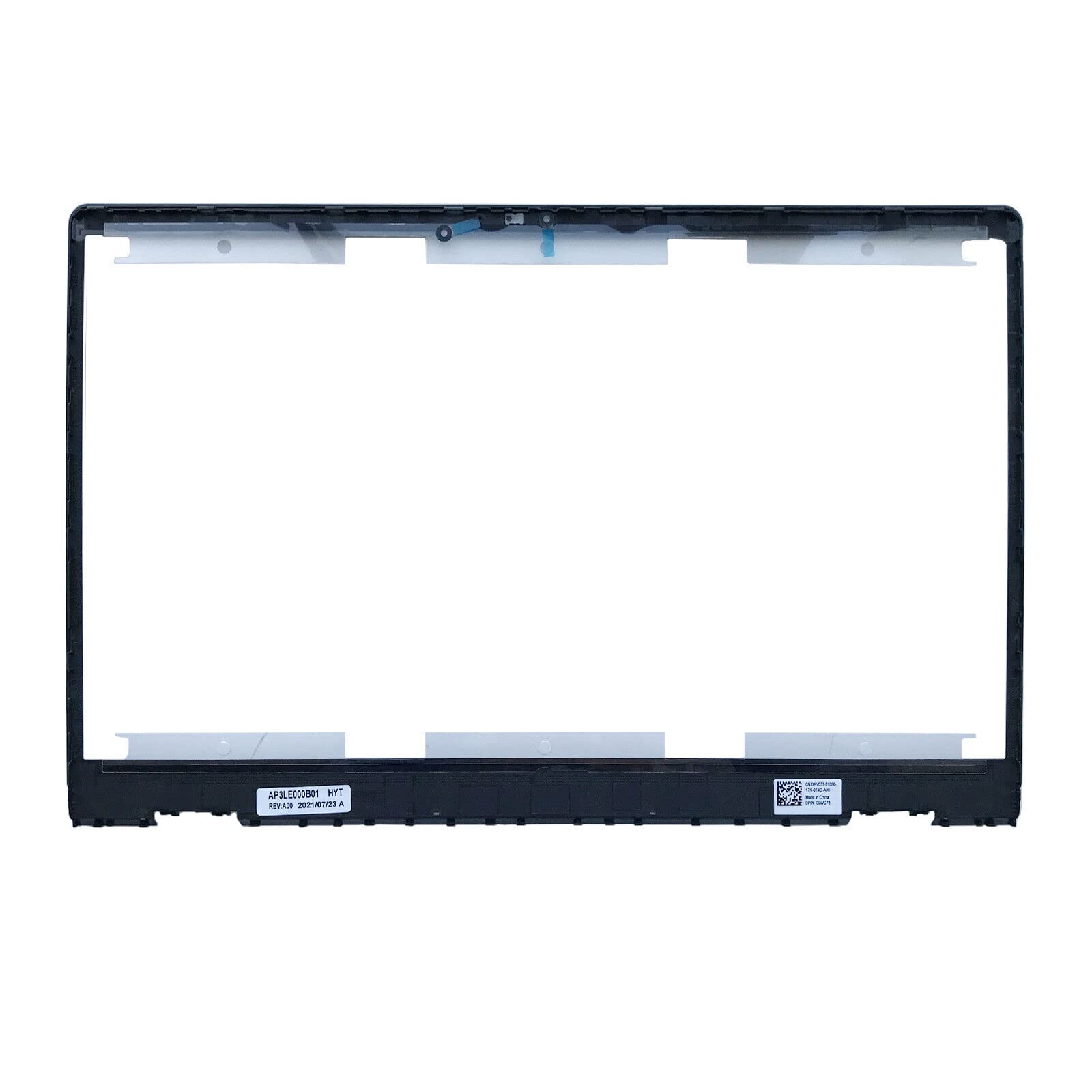 LTPRPTS Replacement Laptop LCD Back Cover Top Case Rear Lid with Hinges and Front Bezel Frame for Dell Inspiron 15 3510 3511 3515 00WPN8 0WPN8 09WC73 9WC73 AP3LE000901