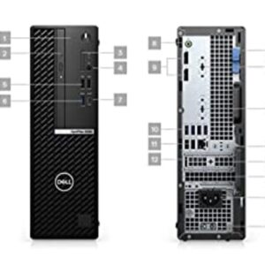 Dell Optiplex 5080 MT Mini Tower Desktop | Core i7-10700 - 512GB SSD Hard Drive - 32GB RAM | 8 cores @ 4.8 GHz Win 10 Pro Black (Renewed)