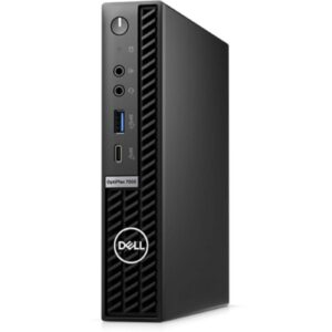 Dell Optiplex 7000 Micro Tower Desktop (2022) | Core i7-12700T - 512GB SSD Hard Drive - 16GB RAM | 12 cores @ 4.7 GHz Win 11 Pro Black (Renewed)