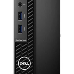 Dell Optiplex 3080 Micro Tower Desktop | Core i3-10100T - 256GB SSD Hard Drive - 16GB RAM | 4 cores @ 3.8 GHz Win 11 Pro Black (Renewed)