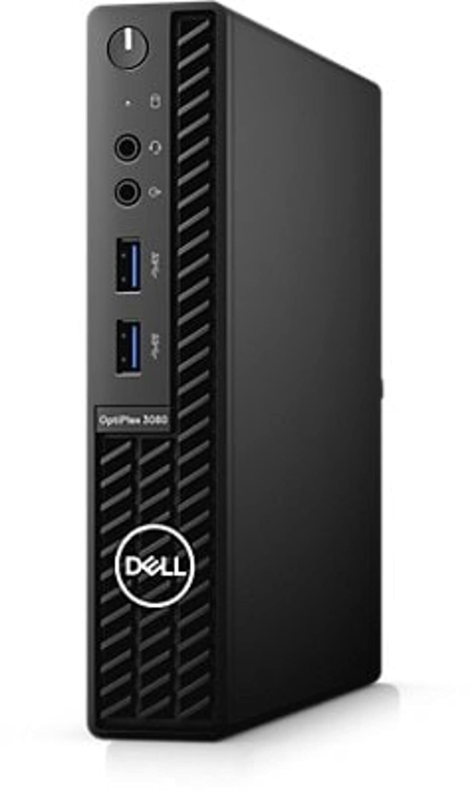 Dell Optiplex 3080 Micro Tower Desktop | Core i5-10500T - 256GB SSD Hard Drive - 8GB RAM | 6 cores @ 3.8 GHz Win 11 Pro Black (Renewed)