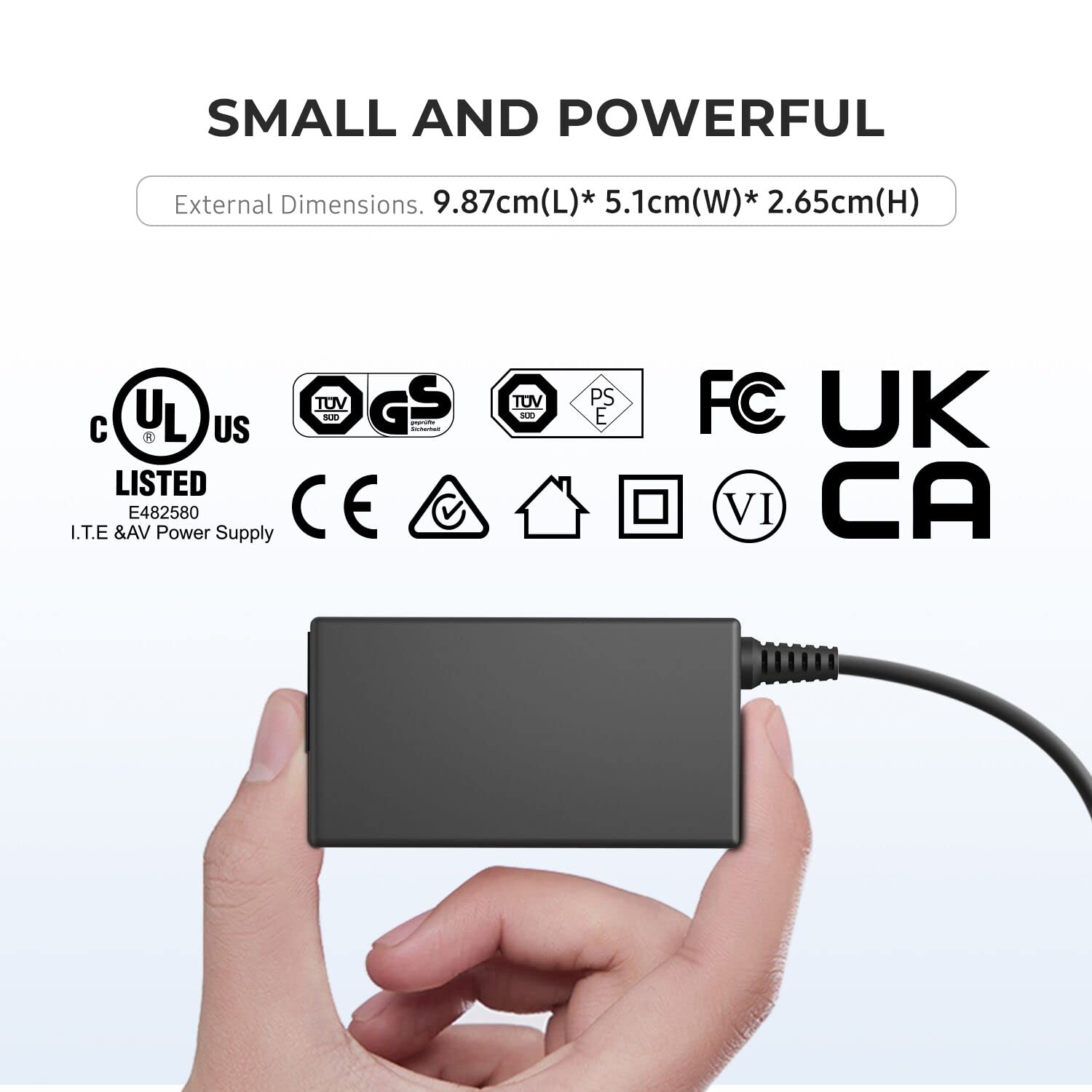 CASIMY 19V AC Adapter Charger Compatible with Tobii Dynavox I-13 I13 12007769 12006976 I-16 I16 12007770 Eye Tracker Gaze Speech Generating Device Communicator FSP Group FSP065-DBCM1 Power Supply