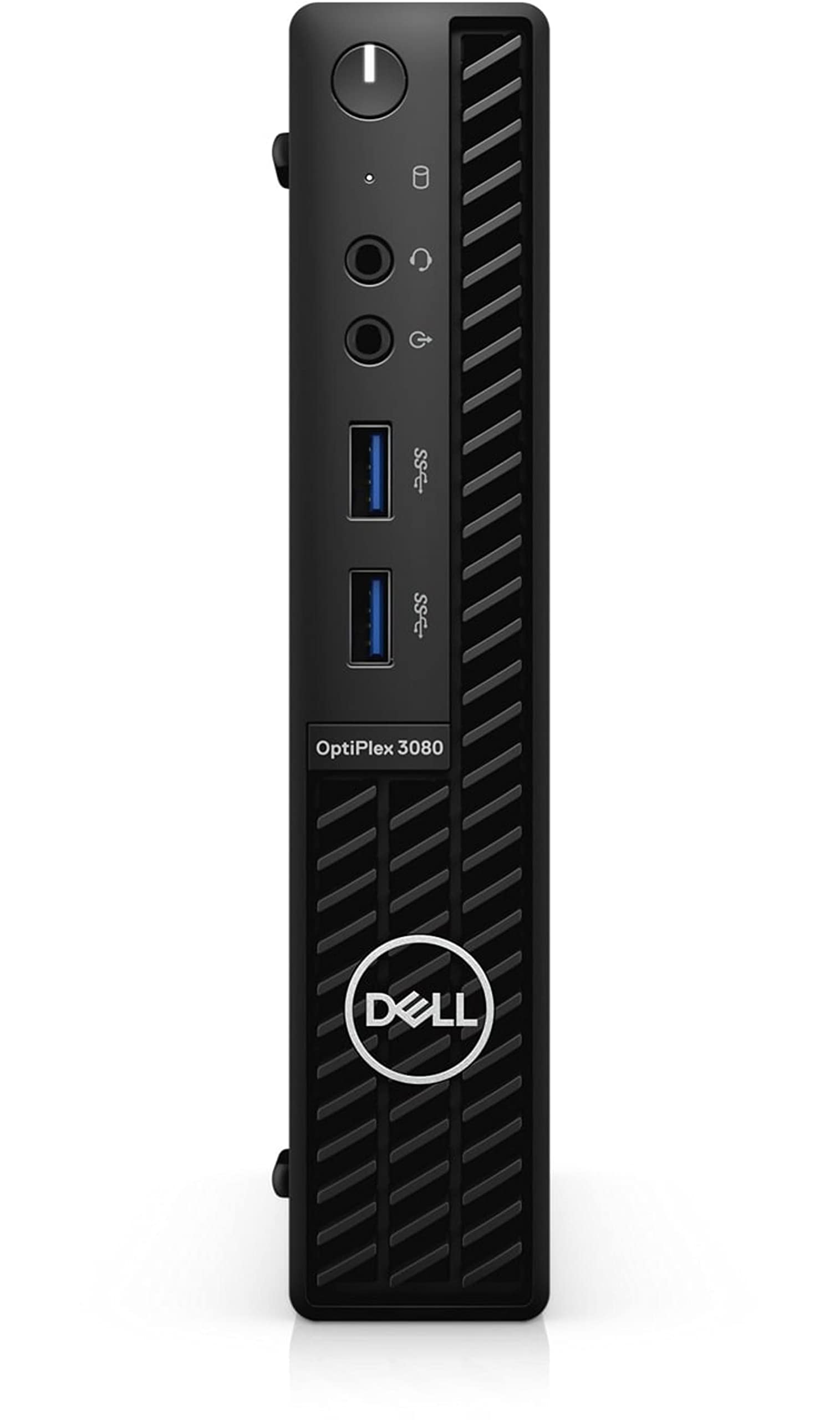 Dell Optiplex 3080 Micro Tower Desktop | Core i5-10500T - 256GB SSD Hard Drive - 8GB RAM | 6 cores @ 3.8 GHz Win 11 Pro Black (Renewed)