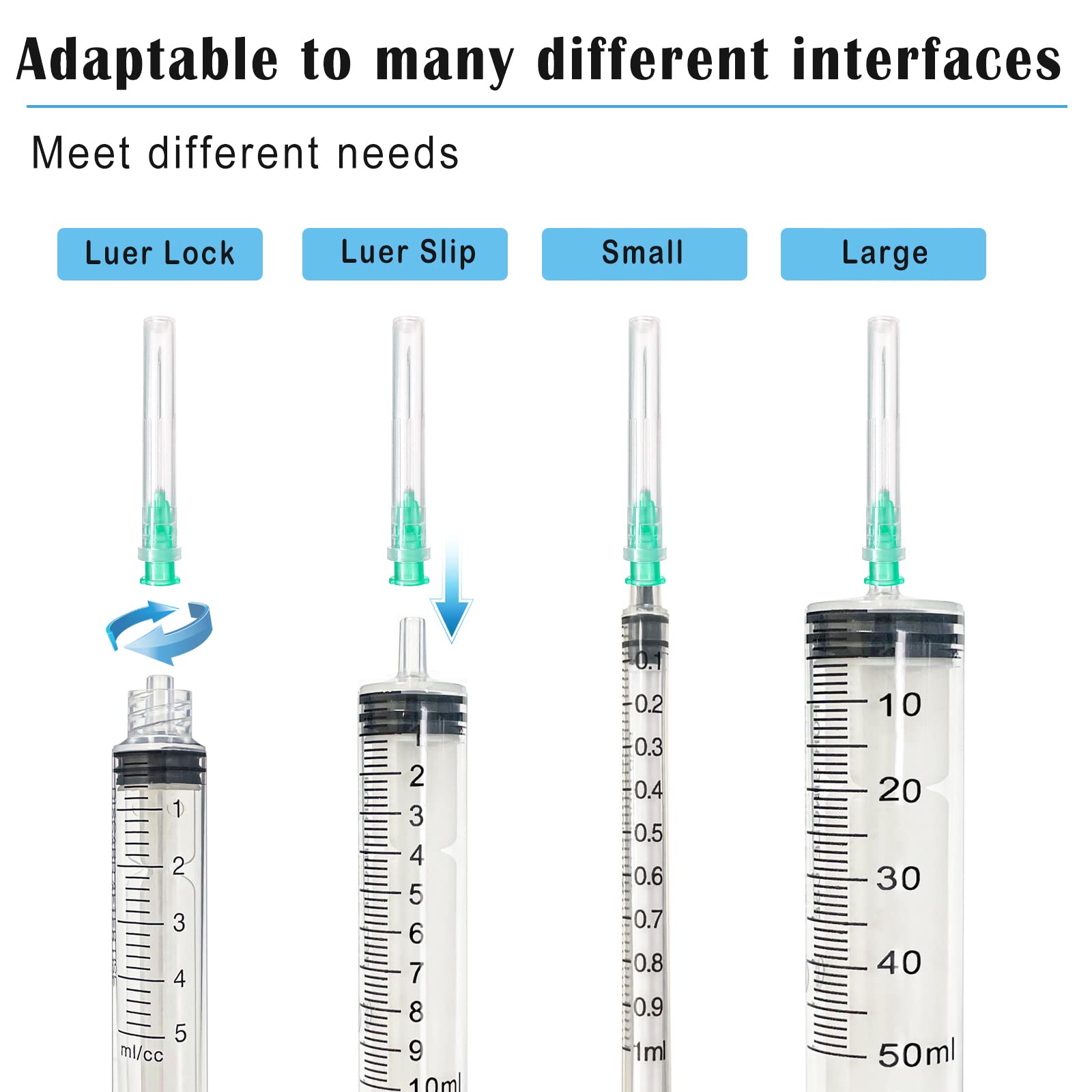 Careach 100pcs 21 Ga 1inch for Industrial Lab Accessories, Measuring and Refilling Inks