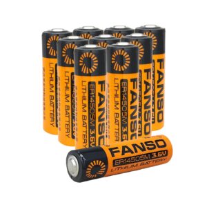 stepmax 10 pack er14505m 3.6v lithium battery 2200mah er14505 ls14500 non-rechargeable battery