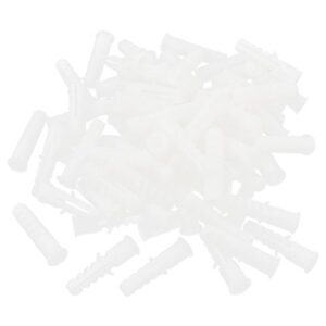 qtqgoitem cabinet 6mm dia lag screws plastic expansion nails 100 pcs (model: 85a 7ce ddd b99 470)