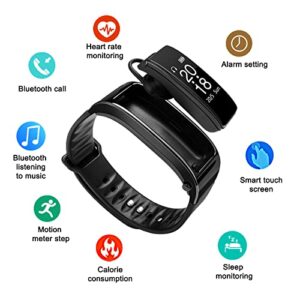 #4tW177 Y3P Smart Bracelet Bluetooth Headset 2 in 1 Heart Rate Men's and Women's Sports Watch Pedometer