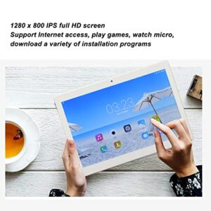 LBEC Tablet PC 1GB RAM 16GB ROM 3G Tablet Computer Aluminum LCD Front 5MP Rear 2MP 10.1in for Video Game Playing (U.S. regulations)