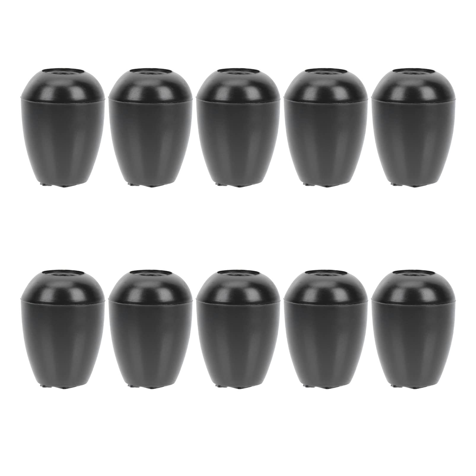 10pairs Replaceable Hospital Tip Earbuds Ear Replacement Buds Parts Ear- Universal Black - Sealing Supplies Earplugs Accessories for