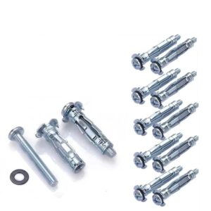 expansion screw,stainless steel expansion bolts, screws, screws,expansion bolts drywall anchor plasterboard cavity plug dowel hollow wall anchor for ceiling expansion screws gypsum board holes (5pcs)