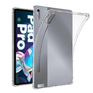 dwaybox case for lenovo tab p11 pro gen 2 / pad pro 2022 11.2 inch, shockproof impact resistant flexible cover, anti-scratch transparent clear tpu protective shell -clear