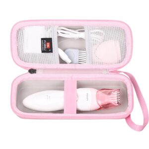 fblfobeli hard storage case compatible with philips bikiniperfect advanced women's trimmer kit hp6376/61