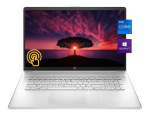 hp 17.3" hd touchscreen business laptop, 12th gen intel core i7-1255u, windows 10 pro, 16gb ram, 1tb ssd, backlit keyboard, hdmi, wifi 6, webcam, long battery life, durlyfish