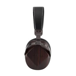 SIVGA Oriole Zebrano Wooden Closed Back Wired Dynamic Headphone (Black)